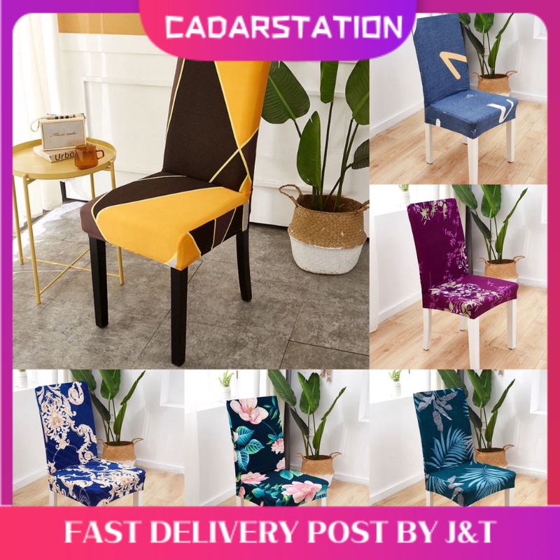 CS_ Sarung Kerusi Murah Chair Cover Corak Cantik Ready Stok Malaysia ...