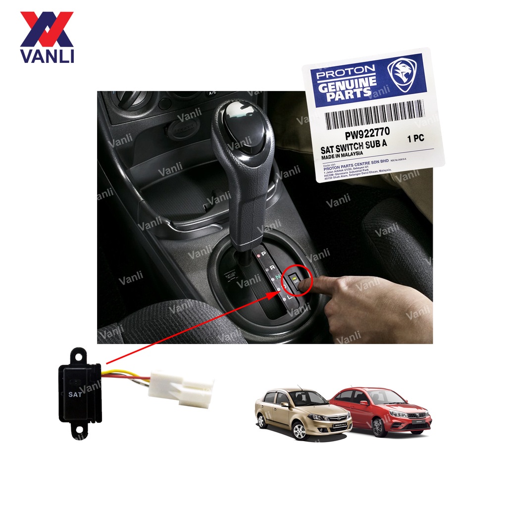 Proton Gear Lever Control Sat Switch for Proton Saga BLM / FLX / VVT ...