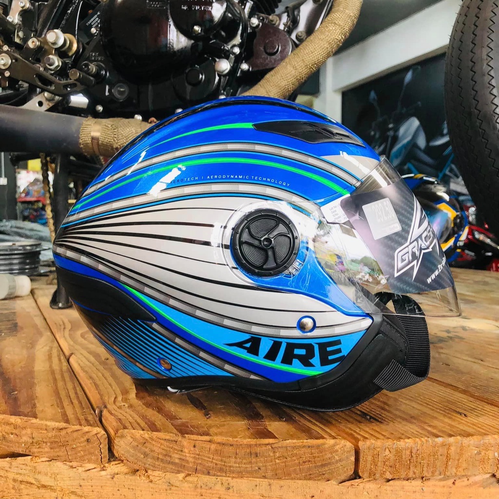 Gracshaw G666 Graflex Helmet Sirim Approved With Air Vent | Shopee Malaysia