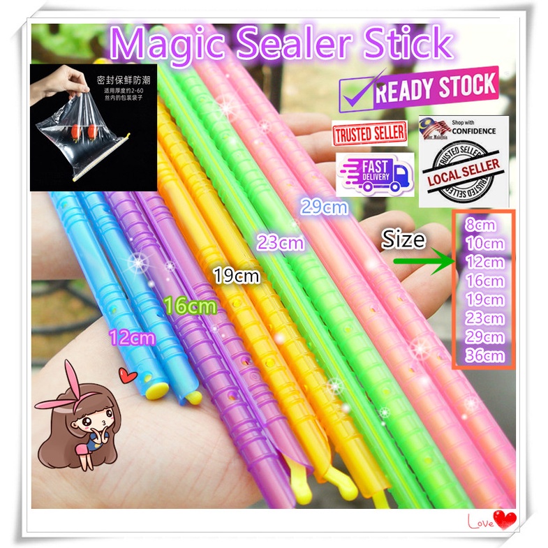 Sealer Plastic Stick 1pc Useful Plastic Bag Seal Stick /Storage Bag ...