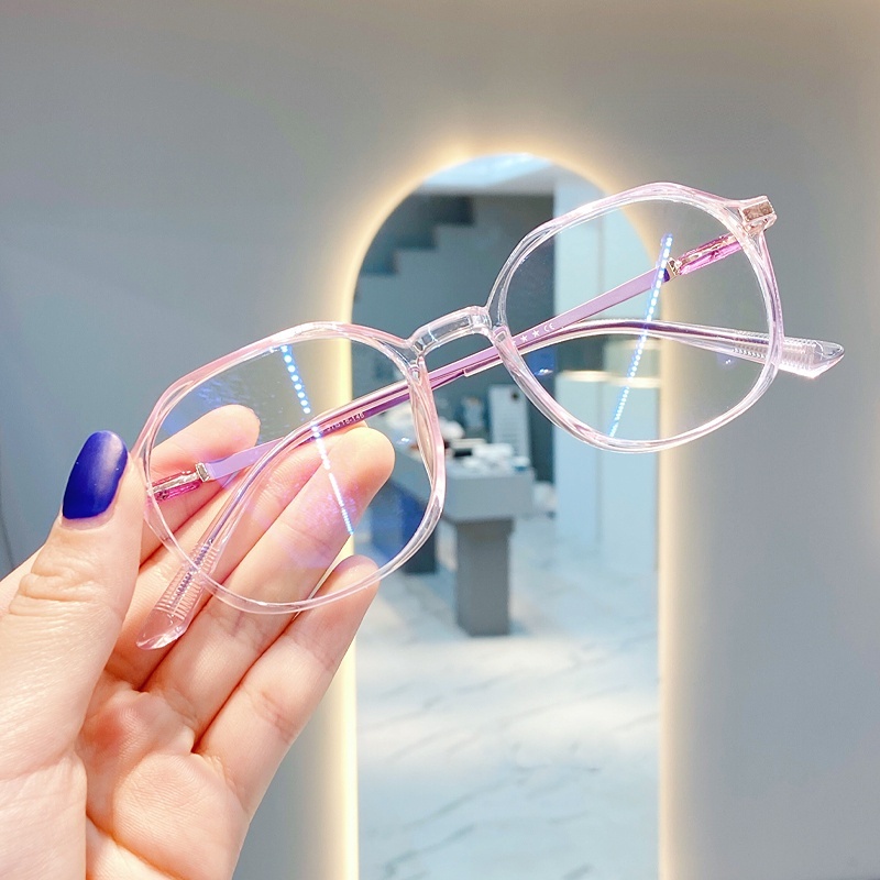Transparent Computer Glasses Frame Anti Radiation Eyeglass for Woman ...