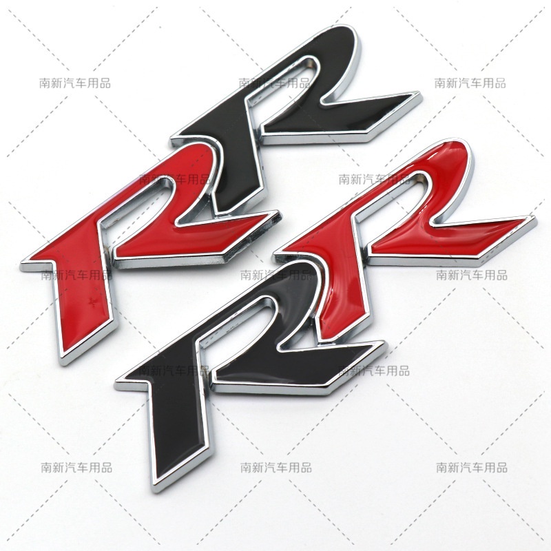 3D RR car sticker Honda metal modified car emblem Side emblem tail ...