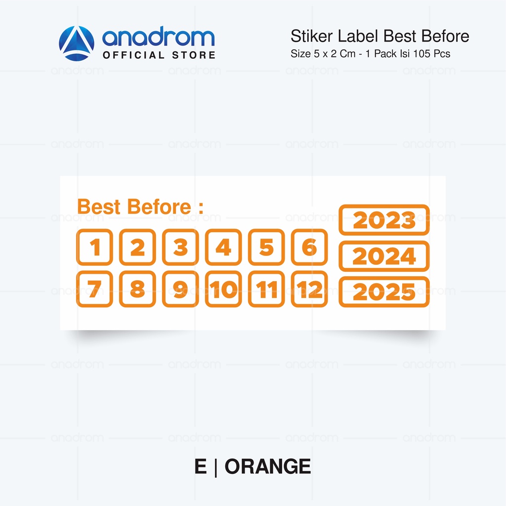 Best Label Sticker Before | Sticker Label Expired Date | Size 5x2 Cm ...