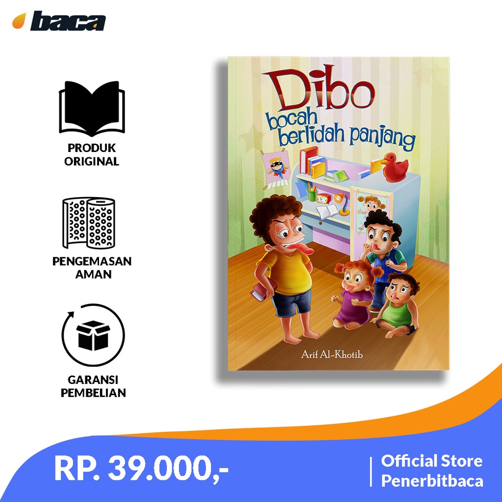 Dibo Book, Boy with Long Tongue | Shopee Malaysia