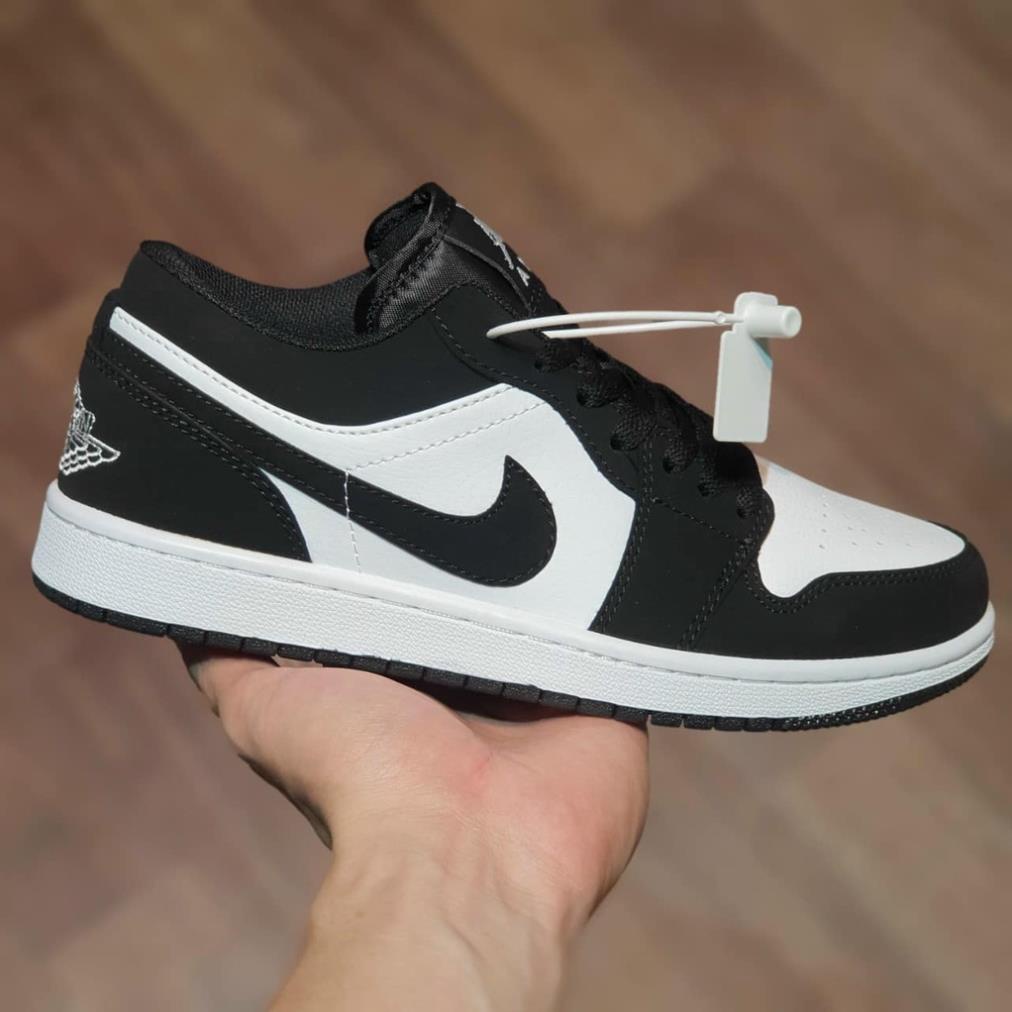 Jordan 1 Sneakers With low Tube In Black And White, JD low panda Shoes ...