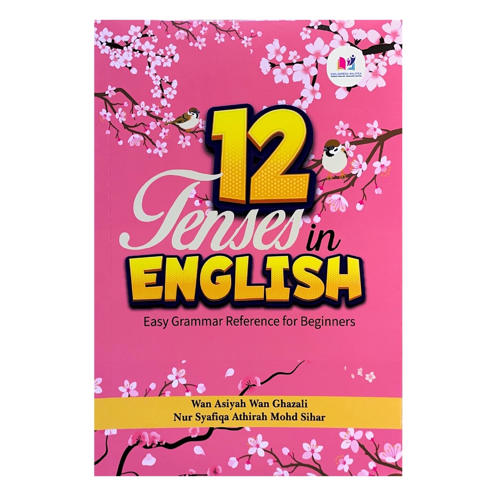 12 Tenses in English : Easy Grammar Reference For Beginners | Shopee ...