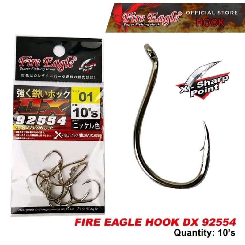 (JAPAN MATERIAL) MATA KAIL FIRE EAGLE HOOK DX 92554 X-SHARP POINT ...