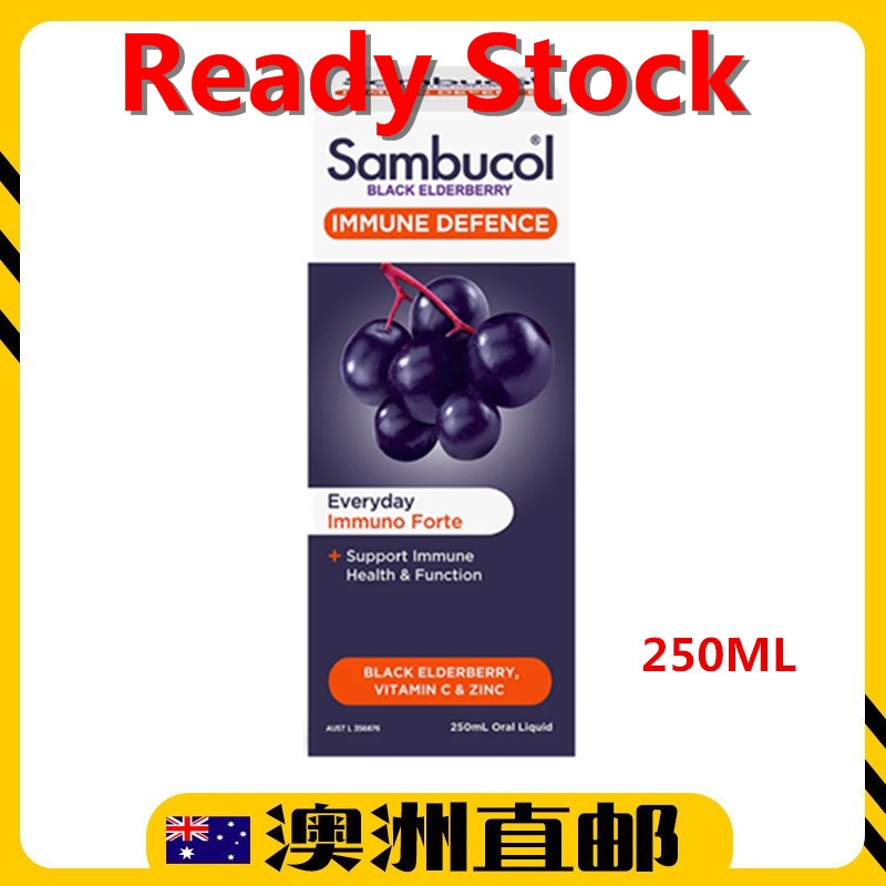 [Ready Stock EXP 10/2026yr] Sambucol Black Elderberry Immune Defence ...