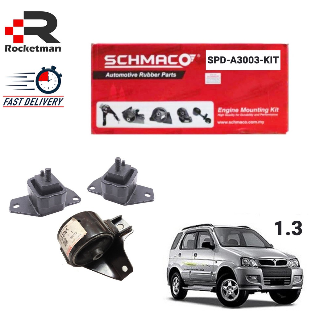 SCHMACO ENGINE MOUNTING SET PERODUA KEMBARA 1.3 (SPD-A3003-KIT ...