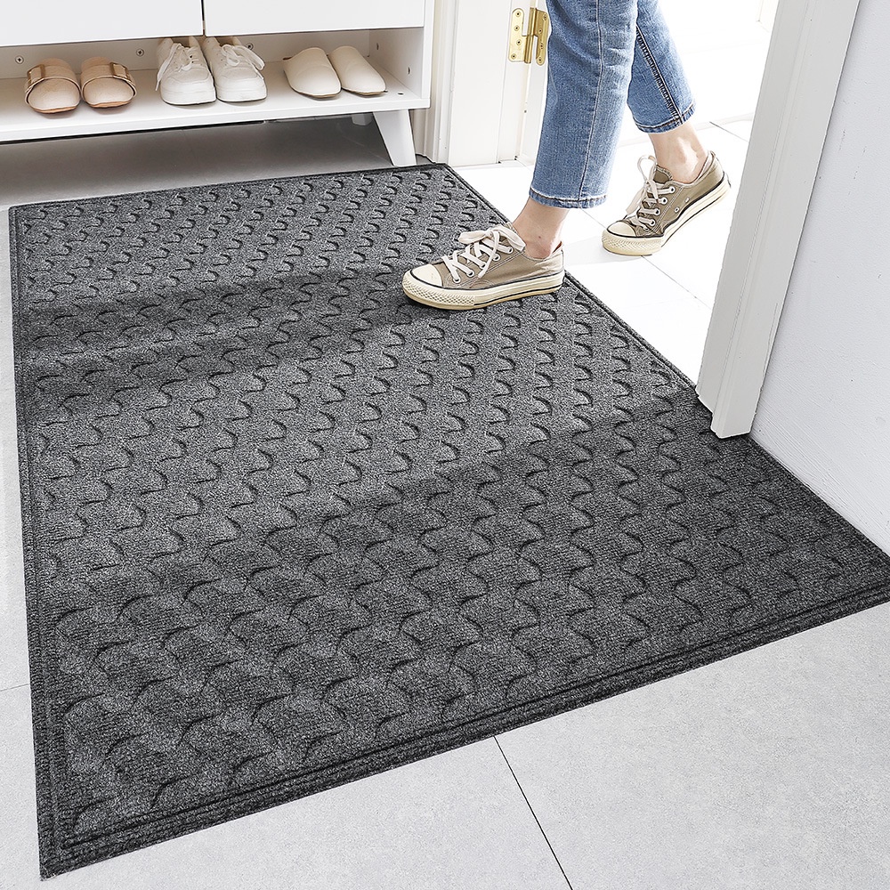 Door Mat Entrance, Durable Natural Rubber, Stain and Fade Resistant ...