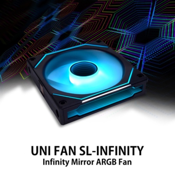 # LIAN LI UNI FAN SL INFINITY [ 120mm / 140mm ] Daisy Chain ARGB Fan ...