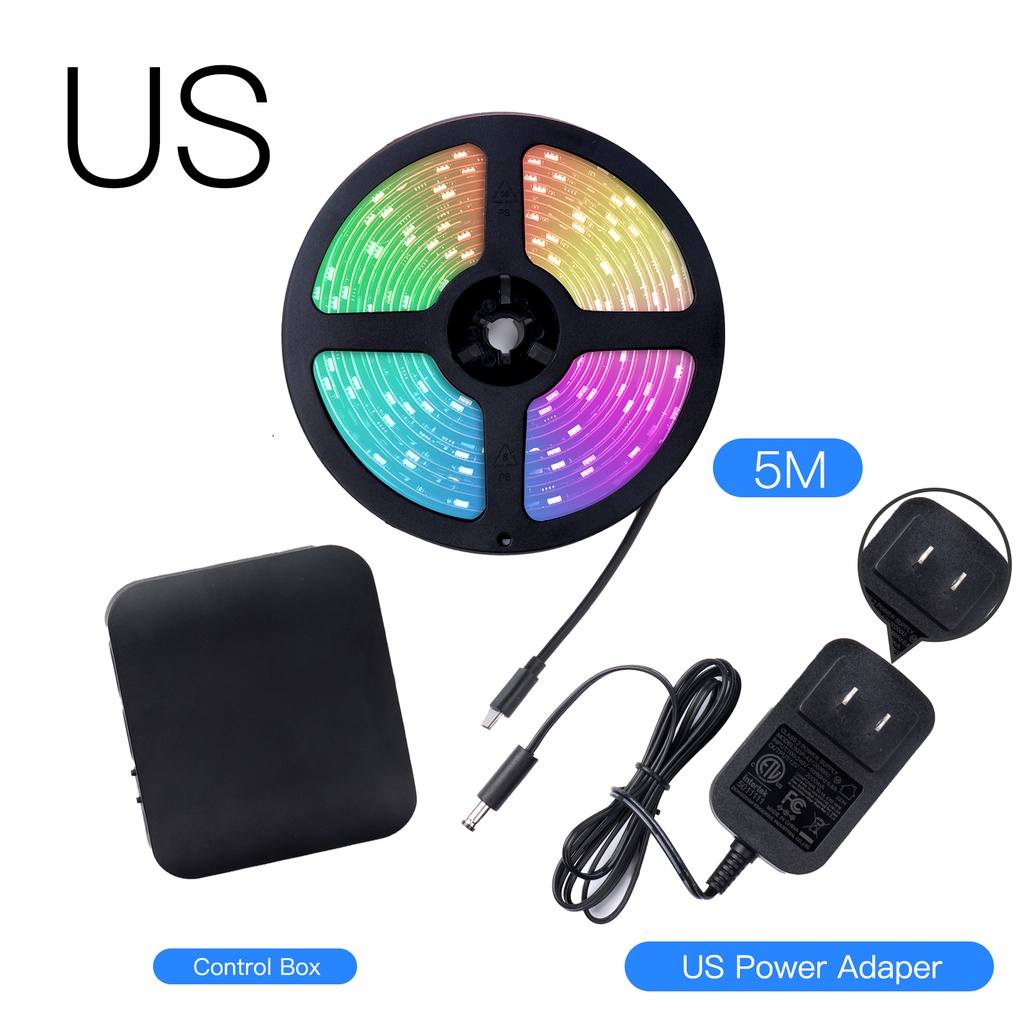 MOES Wifi Smart Ambient Lighting TV Backlight HDMI 2.0 Device Sync Box ...