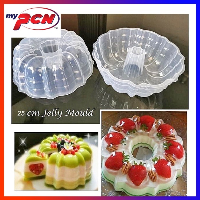 [LIMITED] PCN LAVA Big Plastic Transparent Pudding Jelly Mould/ Dessert ...