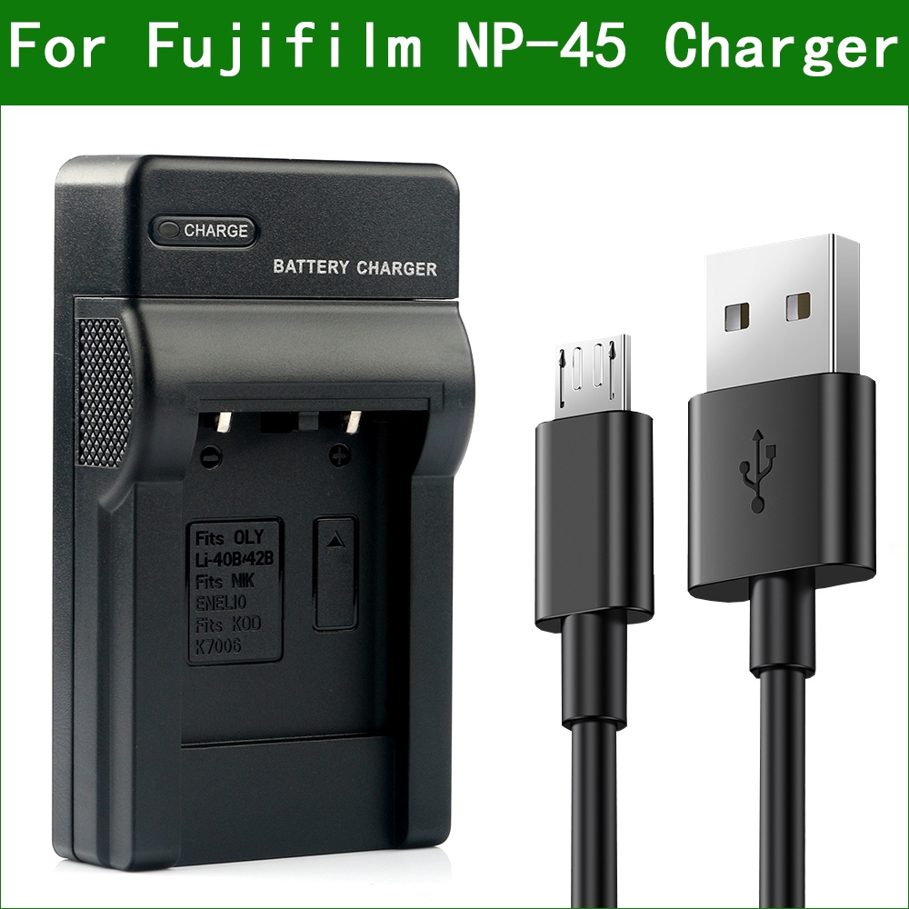NP-45 NP-45A NP-45B NP-45S Digital Camera Battery Charger for Fujifilm ...