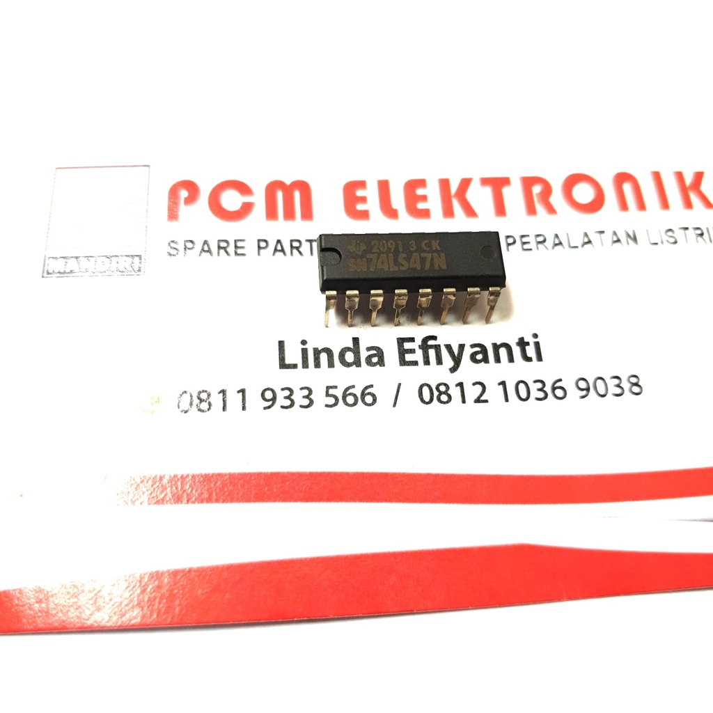 Ic Ttl 7447 Sn 74ls47n Sn74ls47n Shopee Malaysia