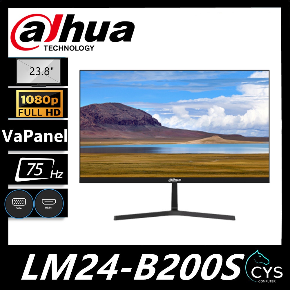 DAHUA LM24-B200S 23.8" VA FHD 75HZ 5MS MONITOR | Shopee Malaysia
