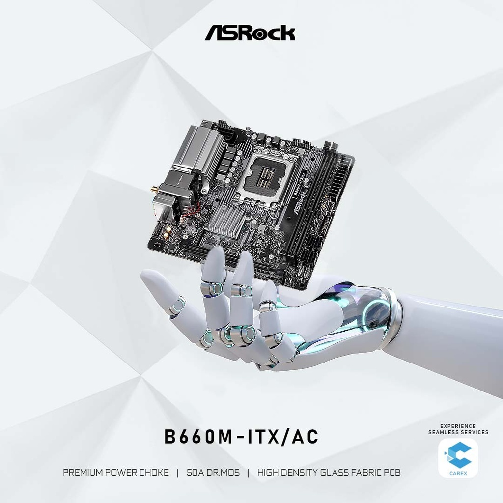 # ASRock B660M-ITX/ac mITX Intel Motherboard # LGA 1700 | Shopee Malaysia