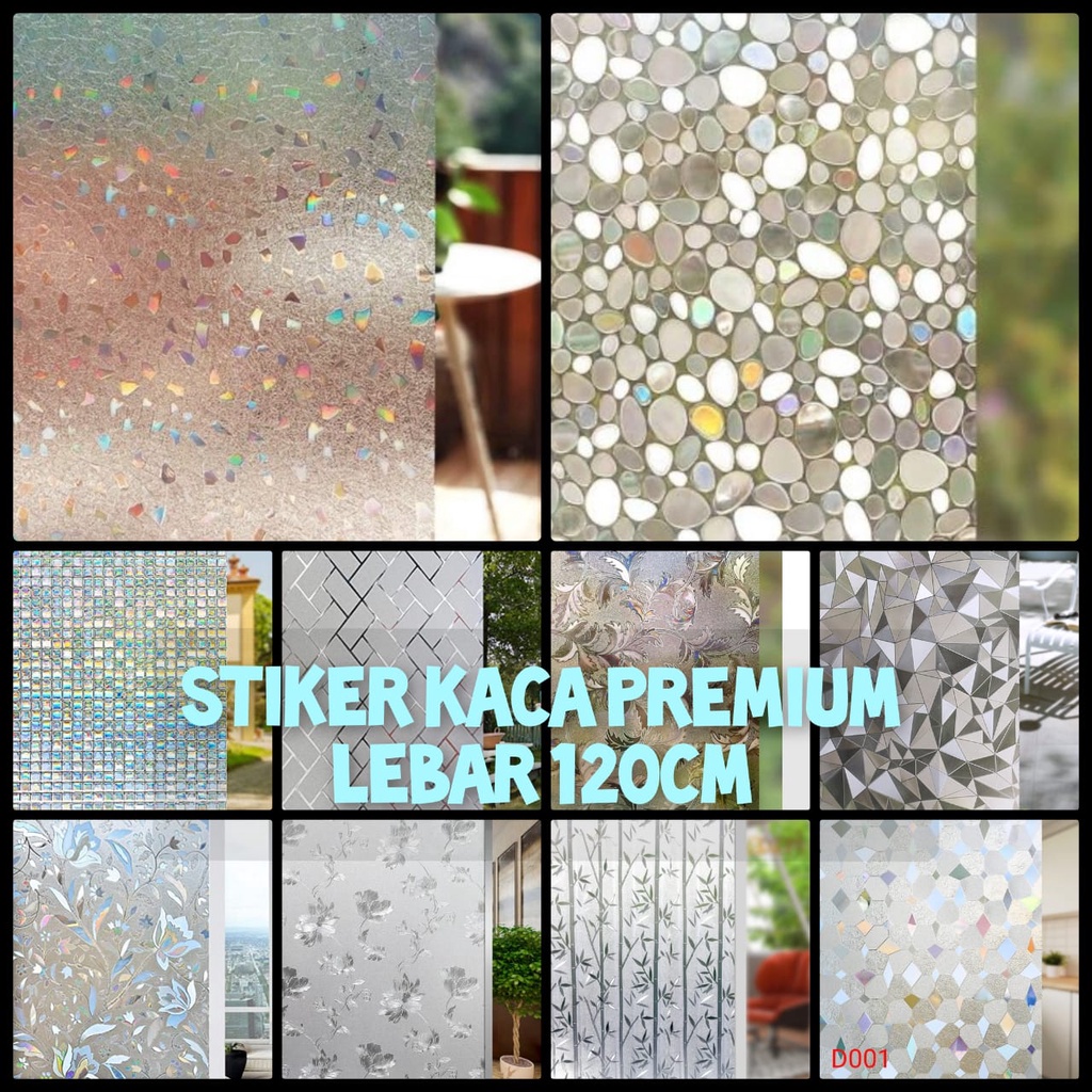 Gemilangjakarta- 120CM Glass STICKER Glass STICKER Plain Glass STICKER ...