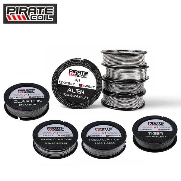 [Shp Today] Pirate Wire A1 Alien/Tiger/Fuse Clapton Resistance Coil ...