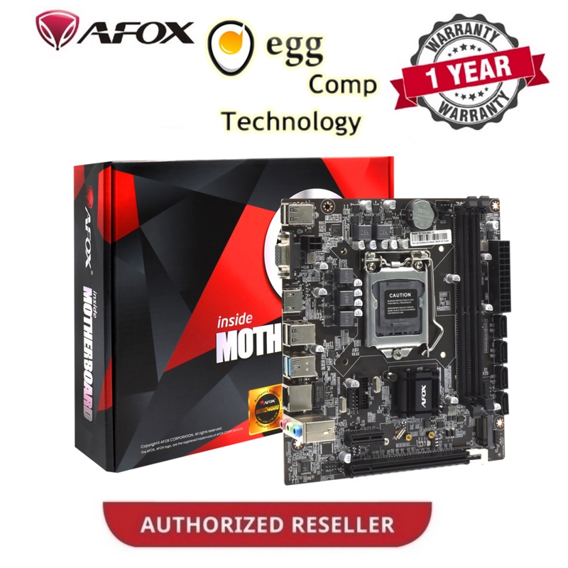 Afox IH110D4-MA2-V2 | Micro ATX Motherboard | Intel LGA1151 Socket | Intel H110 H110M Chipset ...