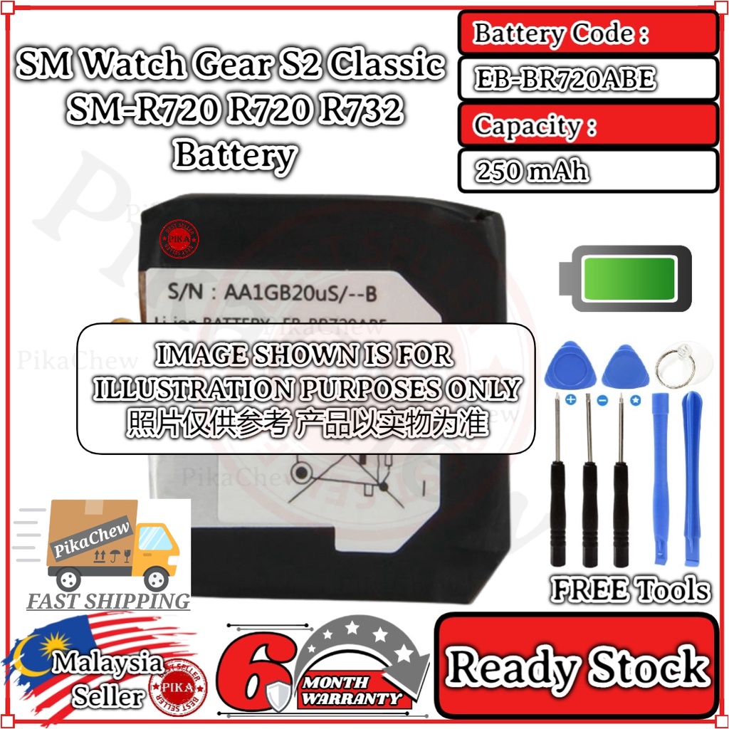 PIKA Compatible for SM Samsung Watch Gear S2 Classic SM-R720 R720 R732 ...