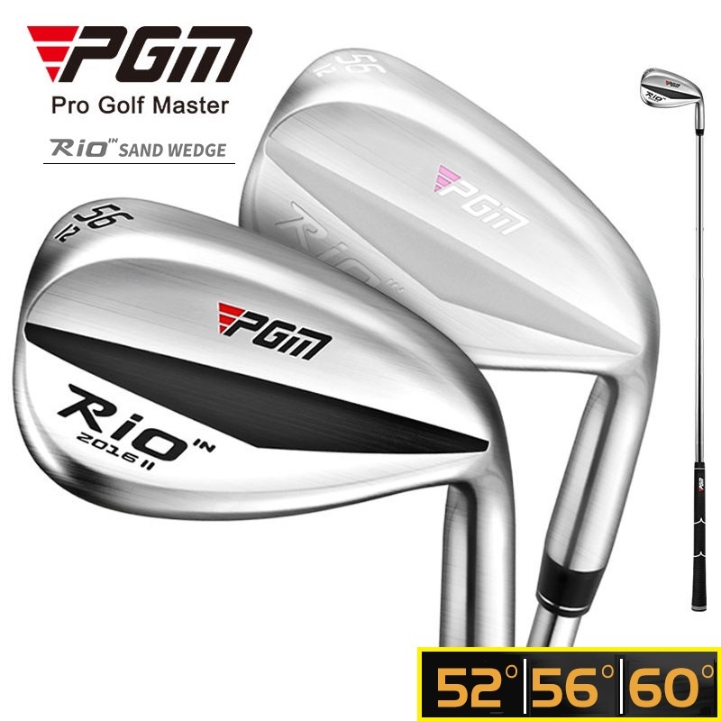 PGM RIO Series CNC milled surface texture loft degree 52 56 60 golf wedge club with steel shaft ...
