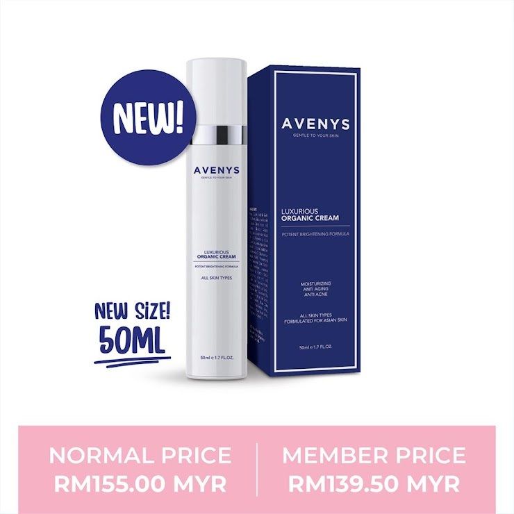 AVENYS Luxurious Organic Cream (100ml) | Shopee Malaysia