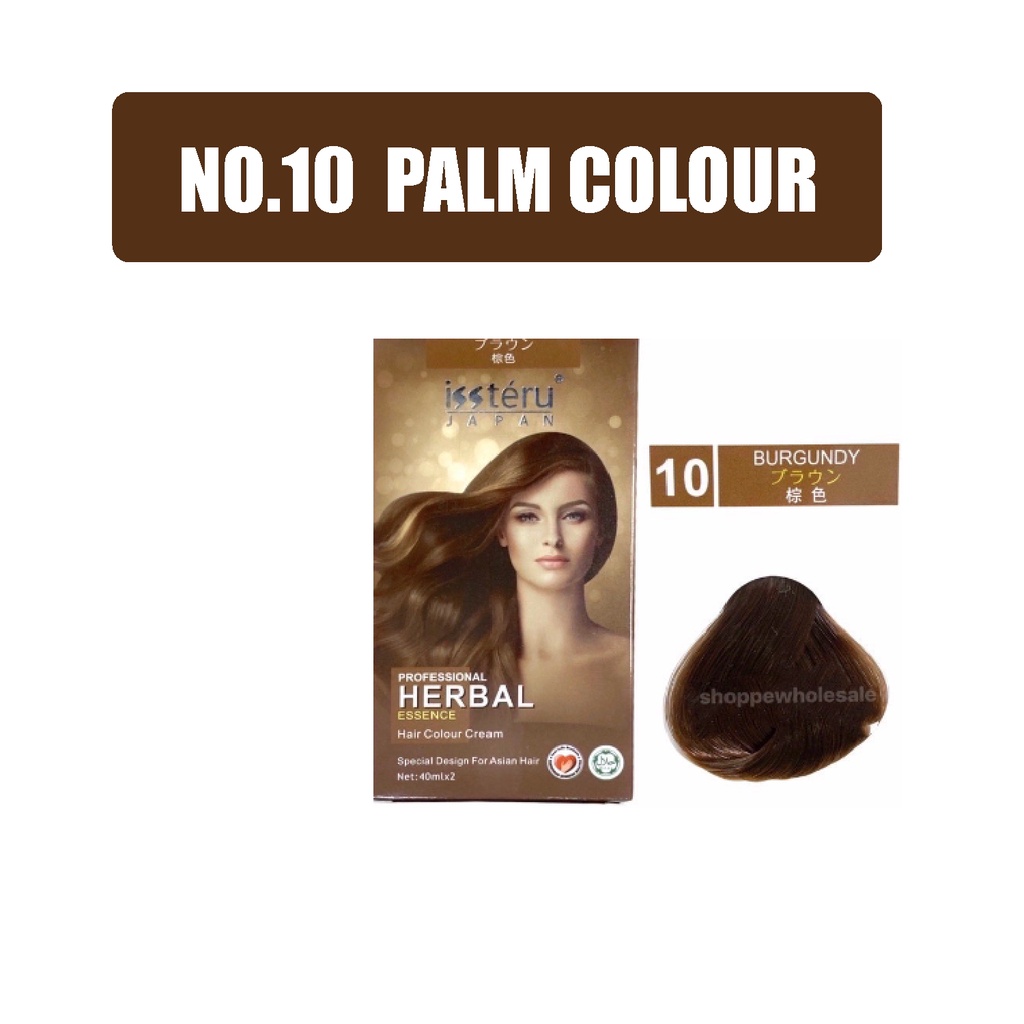 ISSTERU Hair Dye Professional Herbal Essence Japan Hair Colour Cream ...