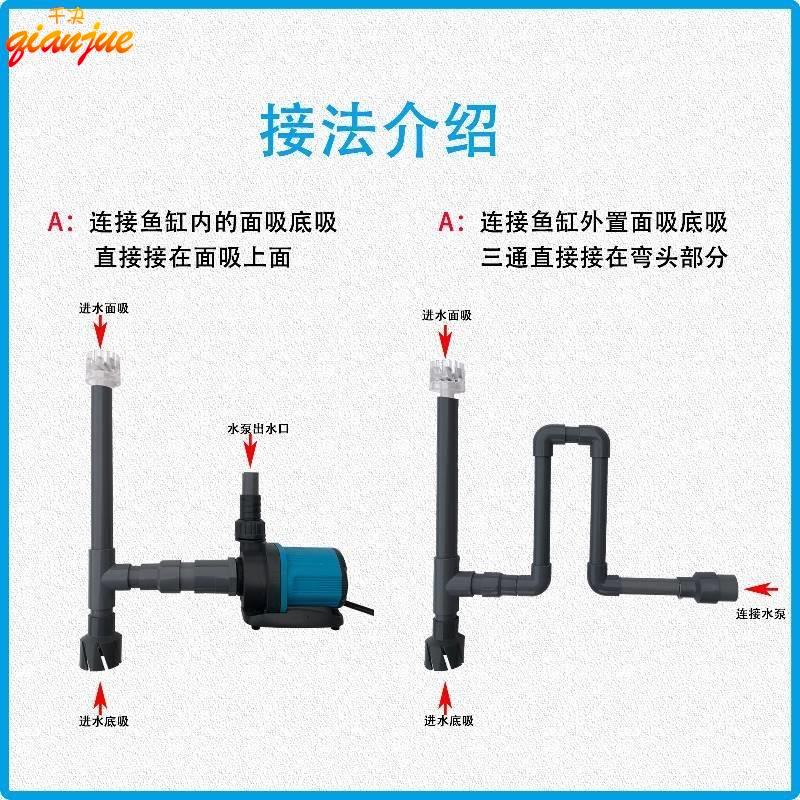.Pam air tangki ikan kolam ikan menukar permukaan sedutan bawah sedutan ...