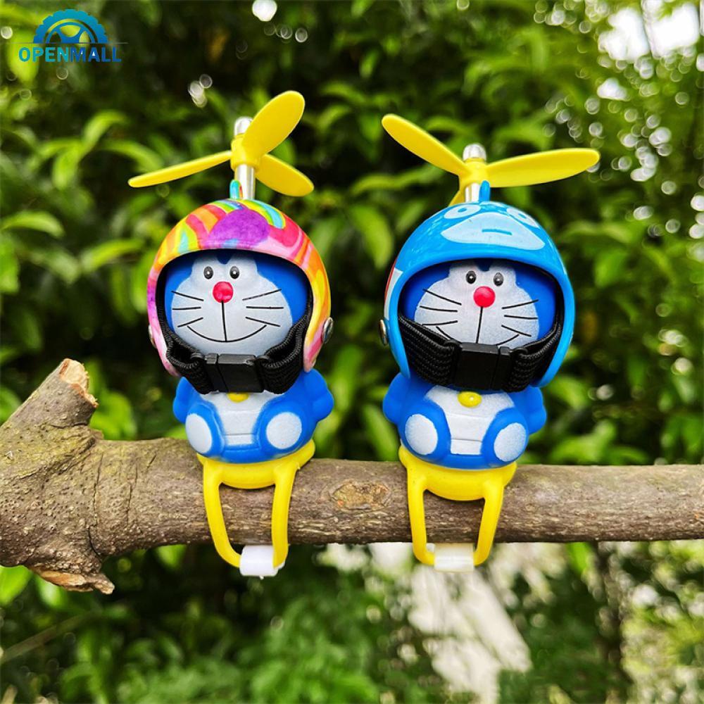 OPENMALL Cute Blue Cat with Helmet Propeller Airscrew Ornament Wind ...