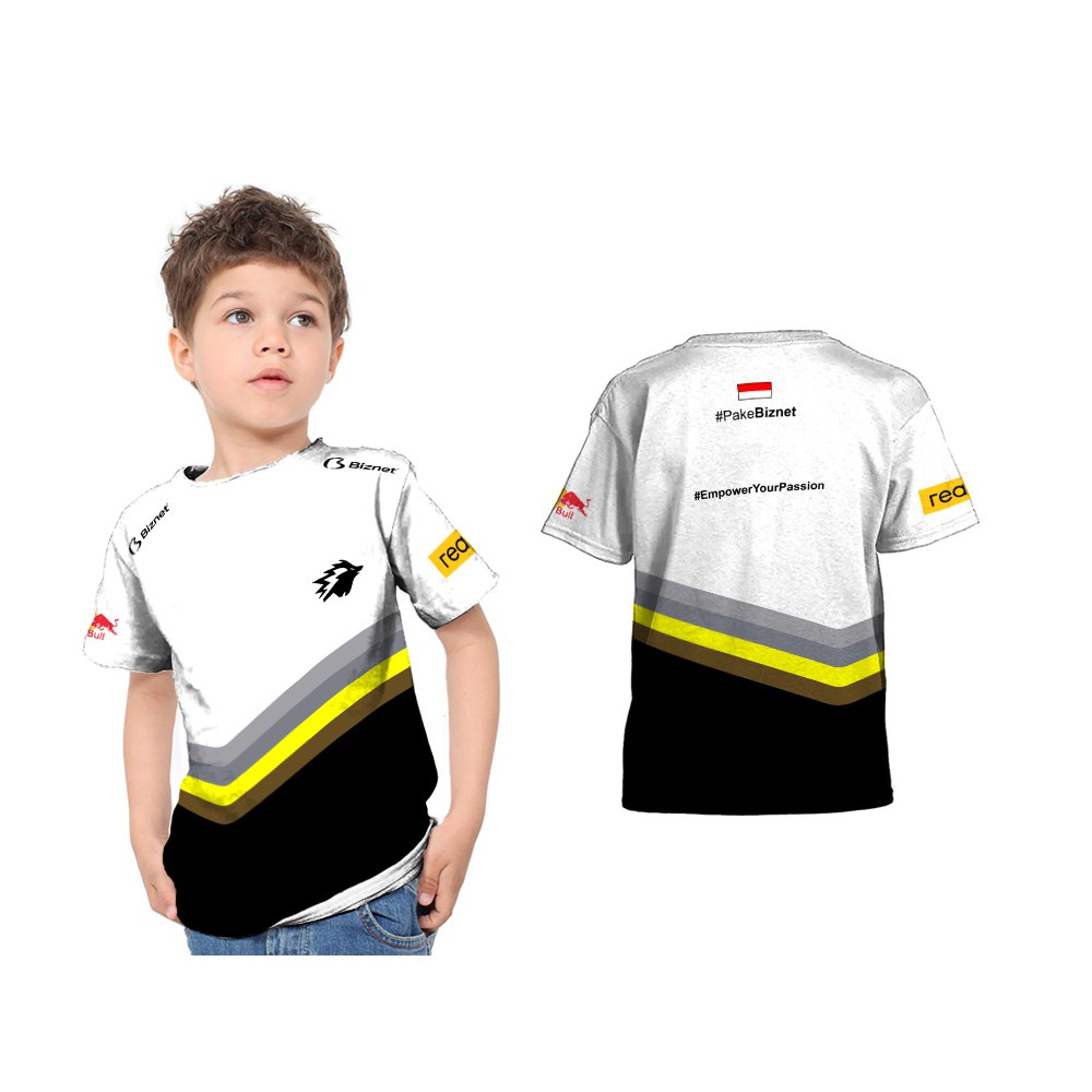 ONIC 2020 Esport Gaming Kids Jersey T-Shirt Free Nickname Fullprint for ...