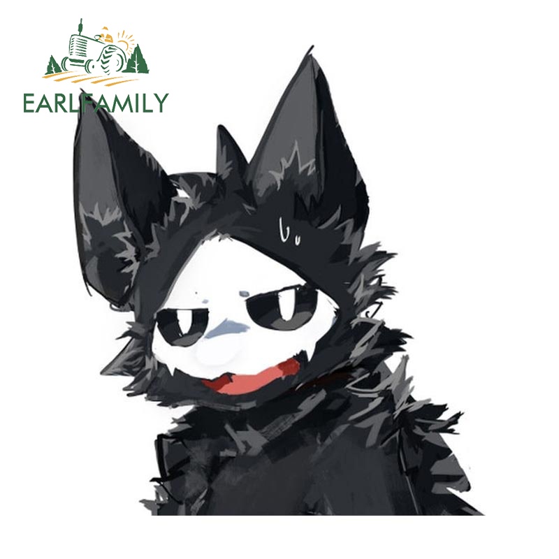 EARLFAMILY 13cm x 11.4cm Changed Furry Car Sticker Waterproof Vinyl ...