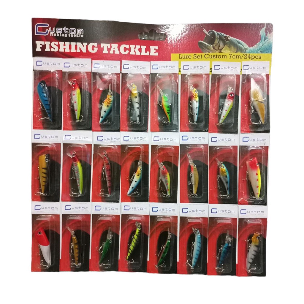Custom Minnow Bait 7cm and 9cm - Lure Set Fishing | Shopee Malaysia