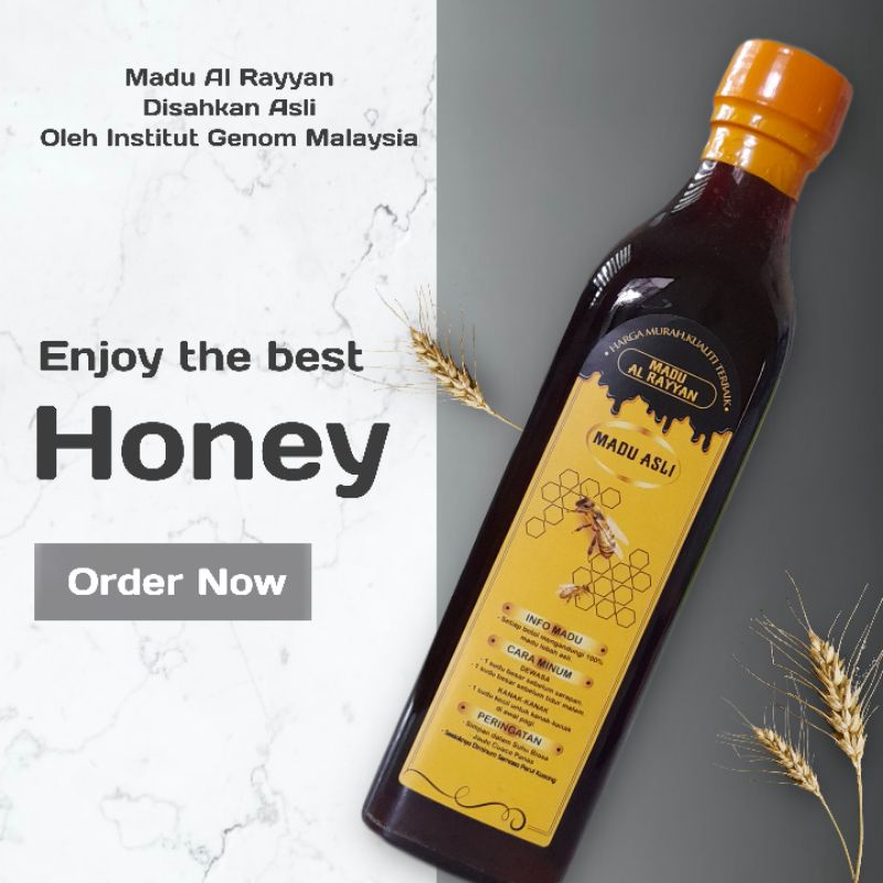 Madu Lebah Hutan Asli Al Rayyan - (500g / ½kg) WholeSale | Shopee Malaysia