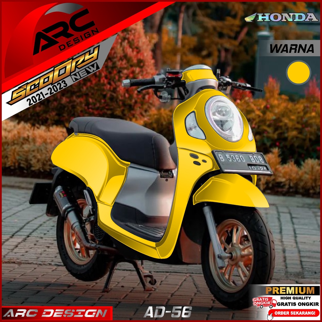 Decal Sticker - Dekal Sticker Variation Honda Motorcycle All New 2021 ...