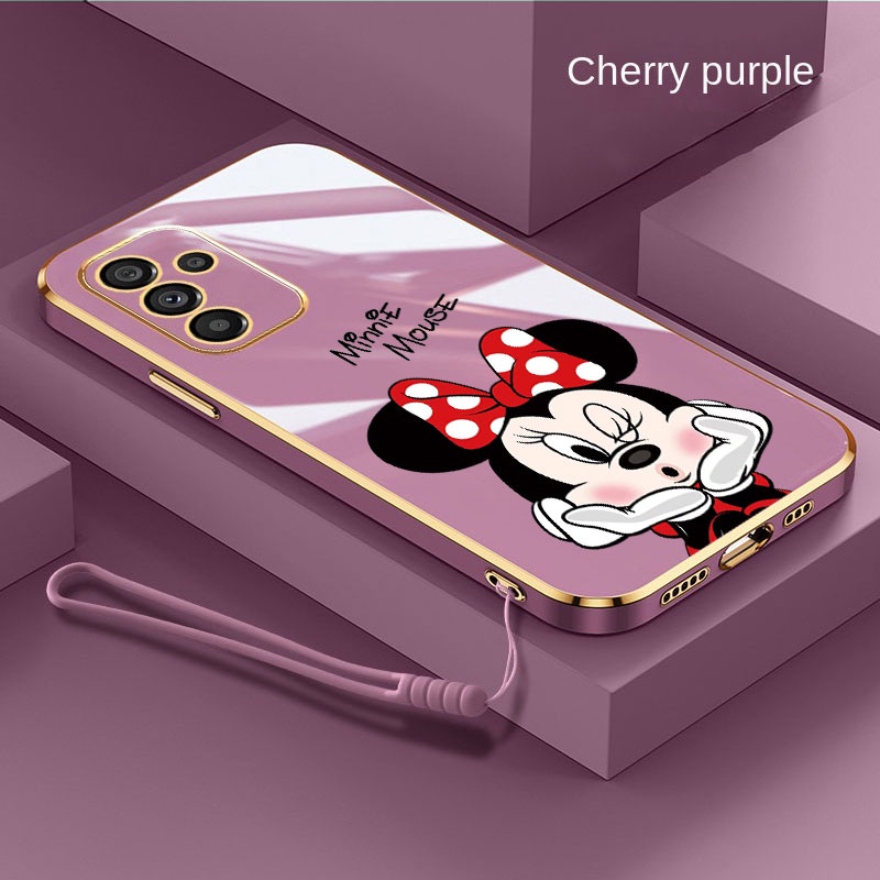 Samsung S25+ S25Ultra S24 FE A16 A06 A55 A35 A15 5G A14 5G A34 A54 5G Glossy Disney Minnie ...