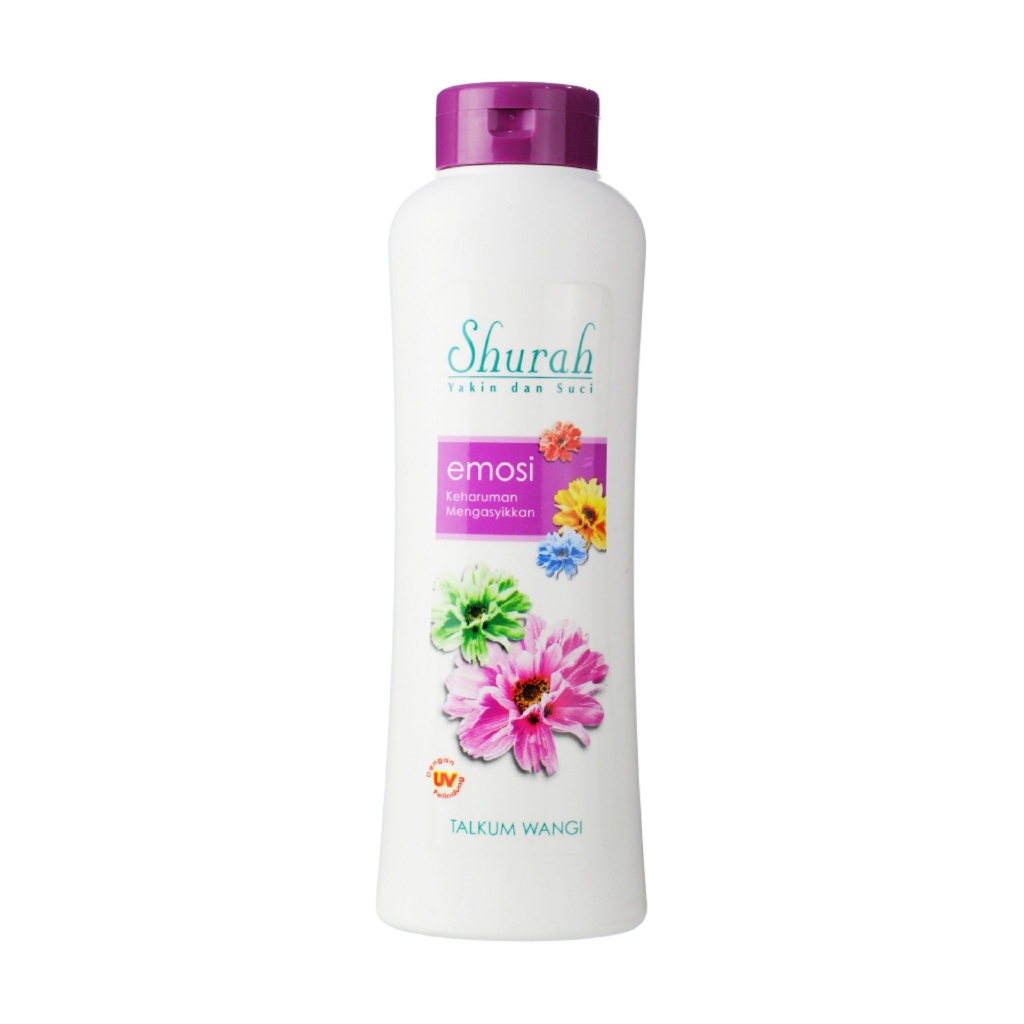Shurah Fragrance Talcum Emosi 100g | Shopee Malaysia