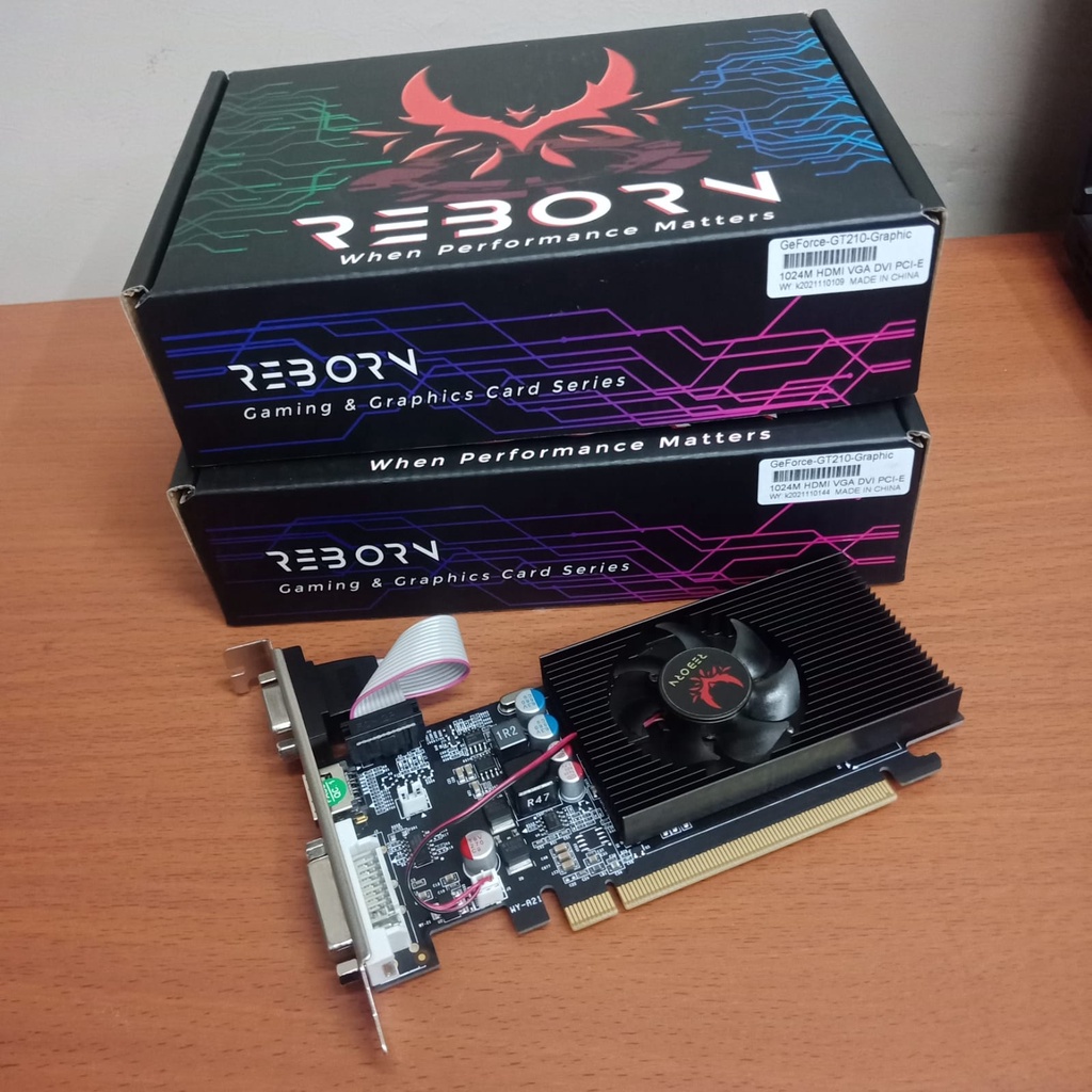 Vga GEFORCE VGA REBORN GAMING NVIDIA PCI XPRESS GT210 1GB DDR3 64BIT ...
