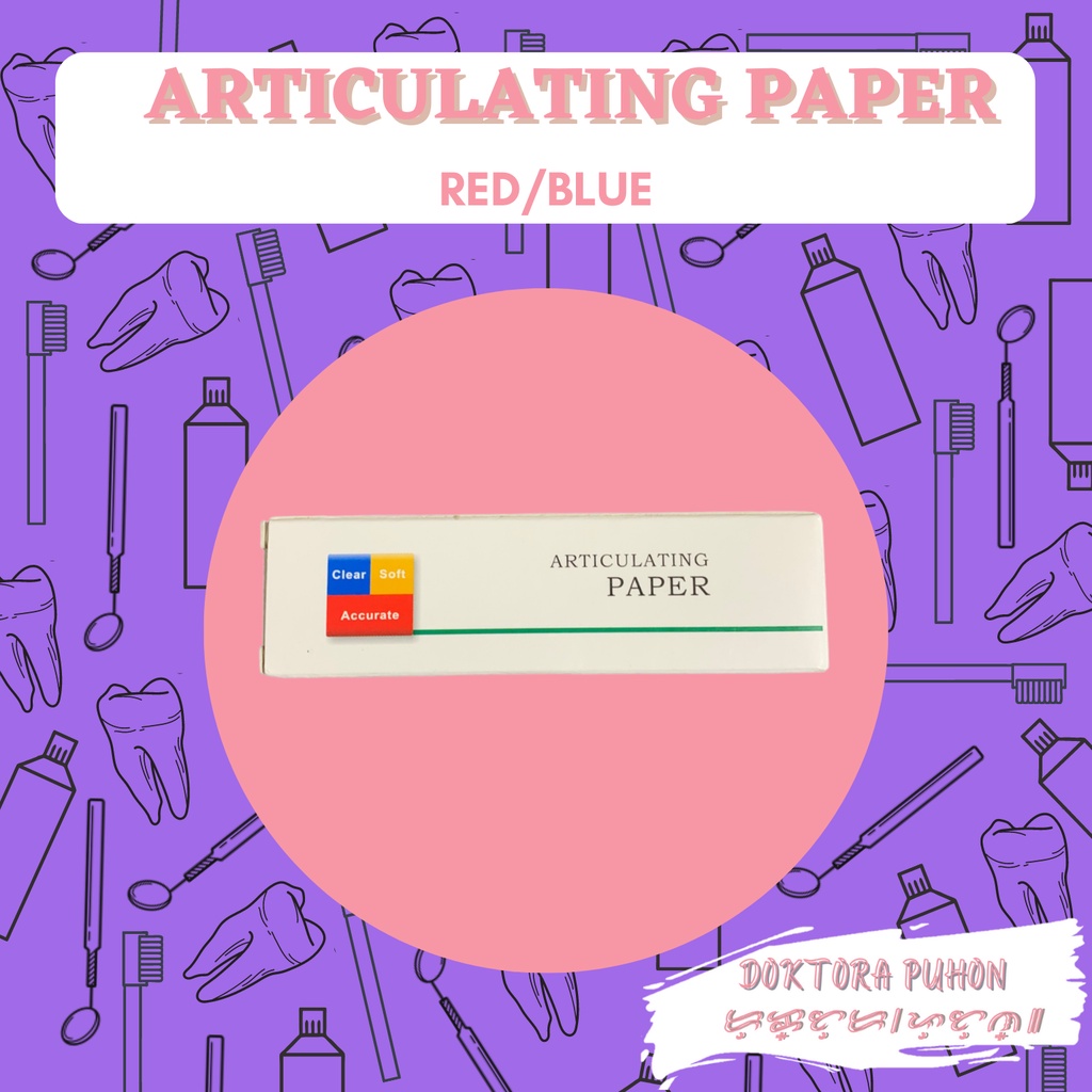 Articulating Paper Red and Blue (Sold Per Booklet) | Shopee Malaysia