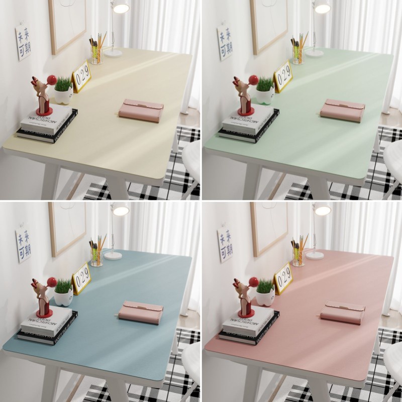 Leather Desk Mat Waterproof Tablecloth Writing Desk Student Children ...