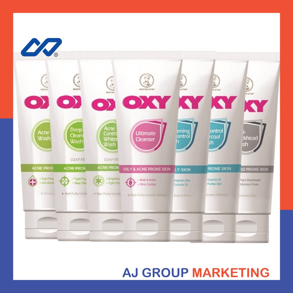 Pencuci Muka Oxy Face Wash Cleanser (50g / 100g) [Acne / Oil Control ...