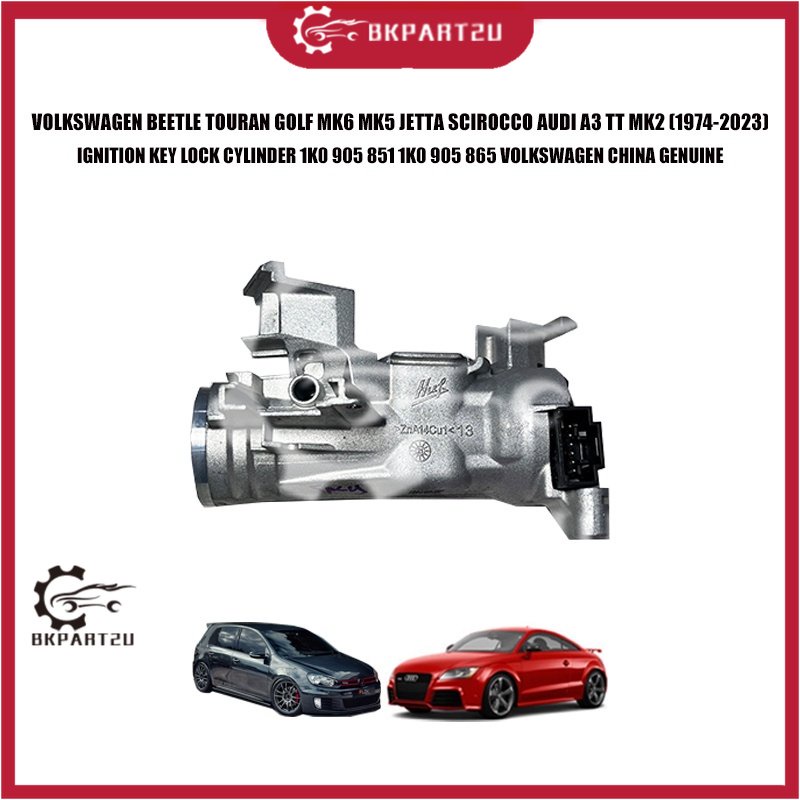 VOLKSWAGEN BEETLE TOURAN GOLF MK6 MK5 JETTA SCIROCCO AUDI A3 IGNITION ...