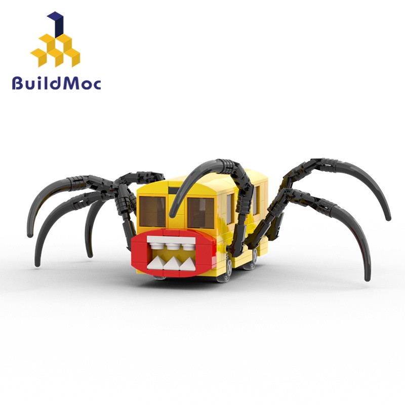 Buildmoc Horror Game Choo-Choo Charles Model Charles Little Train Thomas Spider Train building ...