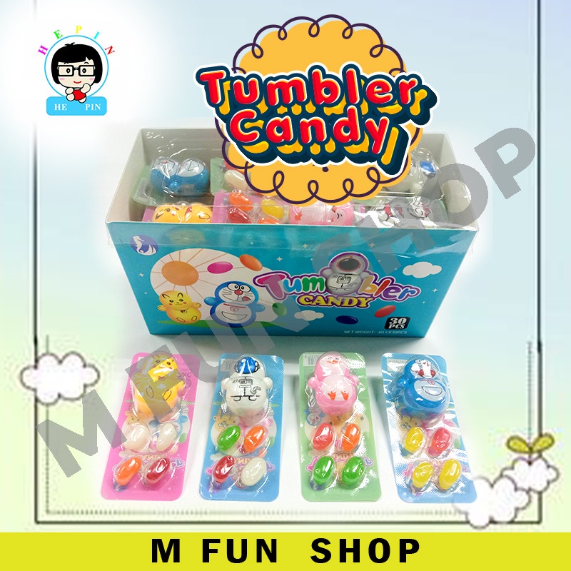 *Ready Stock* Seahorse 30Pcs Candy Tumbler Candy / Game Egg Candy ...