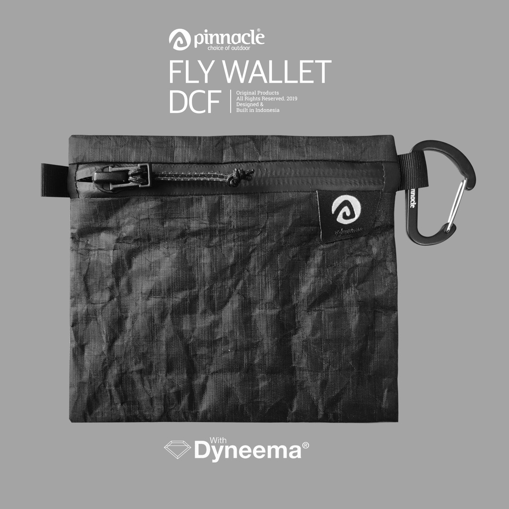 Pinnacle Pro Official Fly Wallet Dyneema - Black | Shopee Malaysia