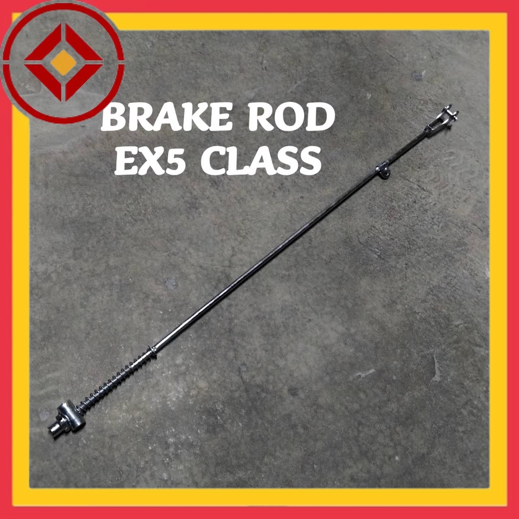 EX5 CLASS BRAKE ROD CHROME SILVER BREK ROD W100 WAVE 100 WAVE100 BATANG ...