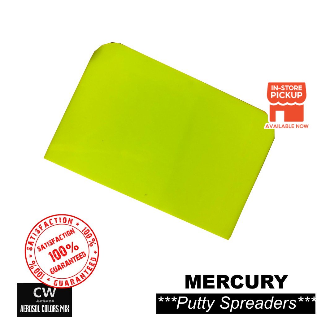 POLY Plastic Putty Knife / Wall Scraper Mercury Plastic PVC Plaster ...
