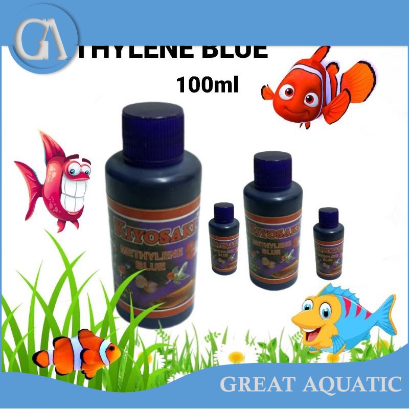 Methylene blue kiyosaki Ornamental Fish Medicine 100ml | Shopee Malaysia