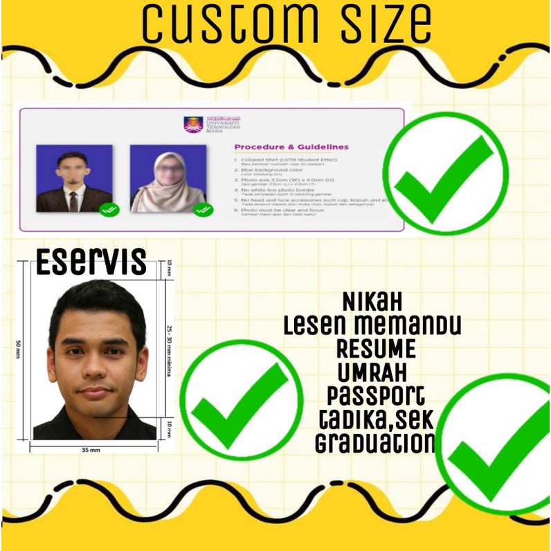 (Softcopy shj) EDIT gambar passport | Edit Photo | Passport size ...