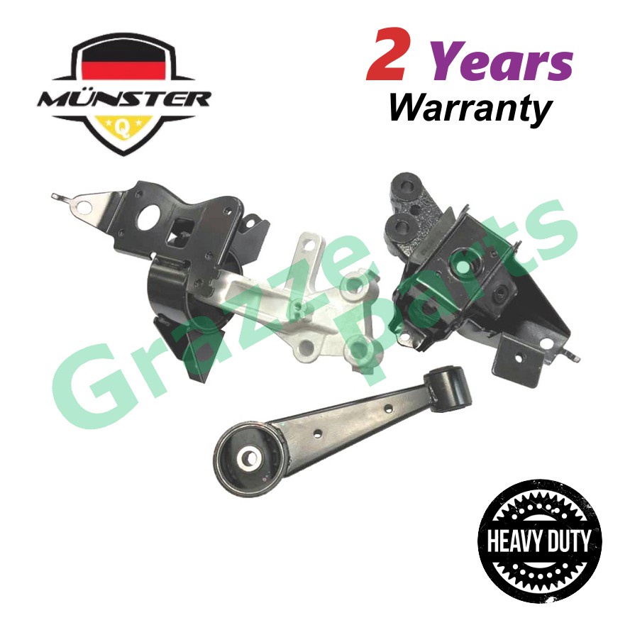 (1pc) Münster "HD" PER7470 Engine Mounting Set Perodua Axia 1.0 1KR-DE2 ...
